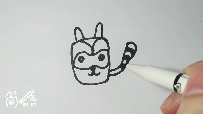 简笔画:卡通(小猫咪)