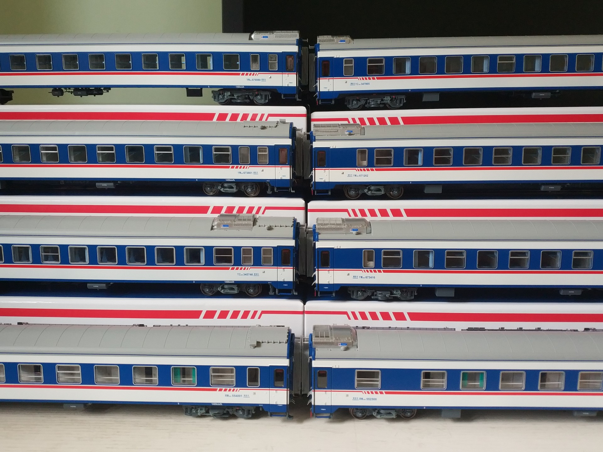 【狐克斯】2025款全套广铁广段原色25K开箱,KUKEPIG火车模型客车...