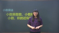 五年级数学上册 第1集 小数乘整数、乘小数、积的近似数