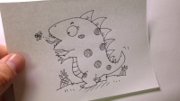 卡通动物简笔画:恐龙