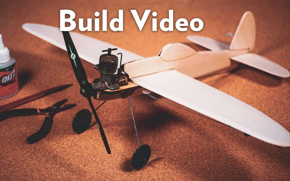 【线操作轻木航模】Part2线操作航模机身建造与控制演示YouTube转载...