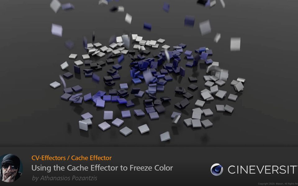 【C4D插件使用教程】C4D运动图形动画缓存烘焙插件 CV-Effectors ...