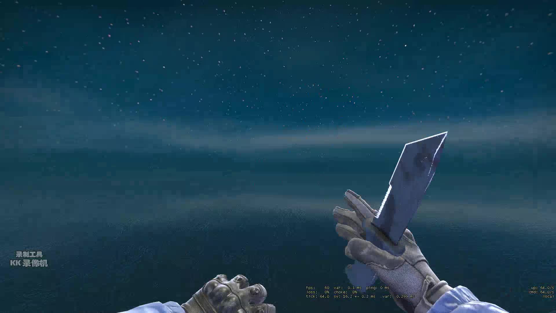 【csgo】熊刀(夜色)切刀,检视效果展示