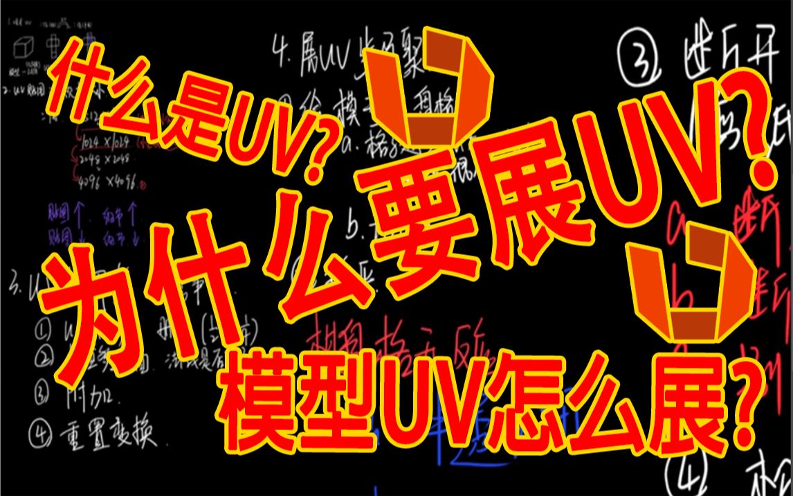 3D建模,什么是UV?为什么要展UV?模型UV又该怎么展?注意哪些方面