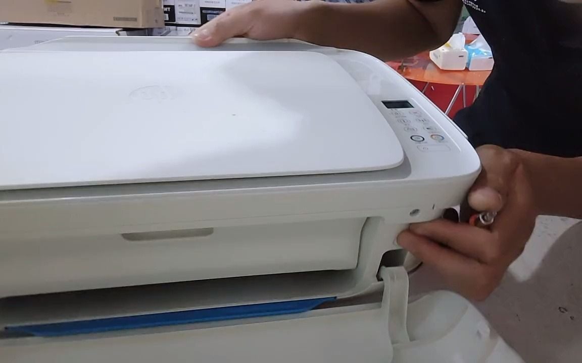 惠普彩色喷墨打印机拆机视频教程惠普打印机 打印机加墨 惠普打印机...