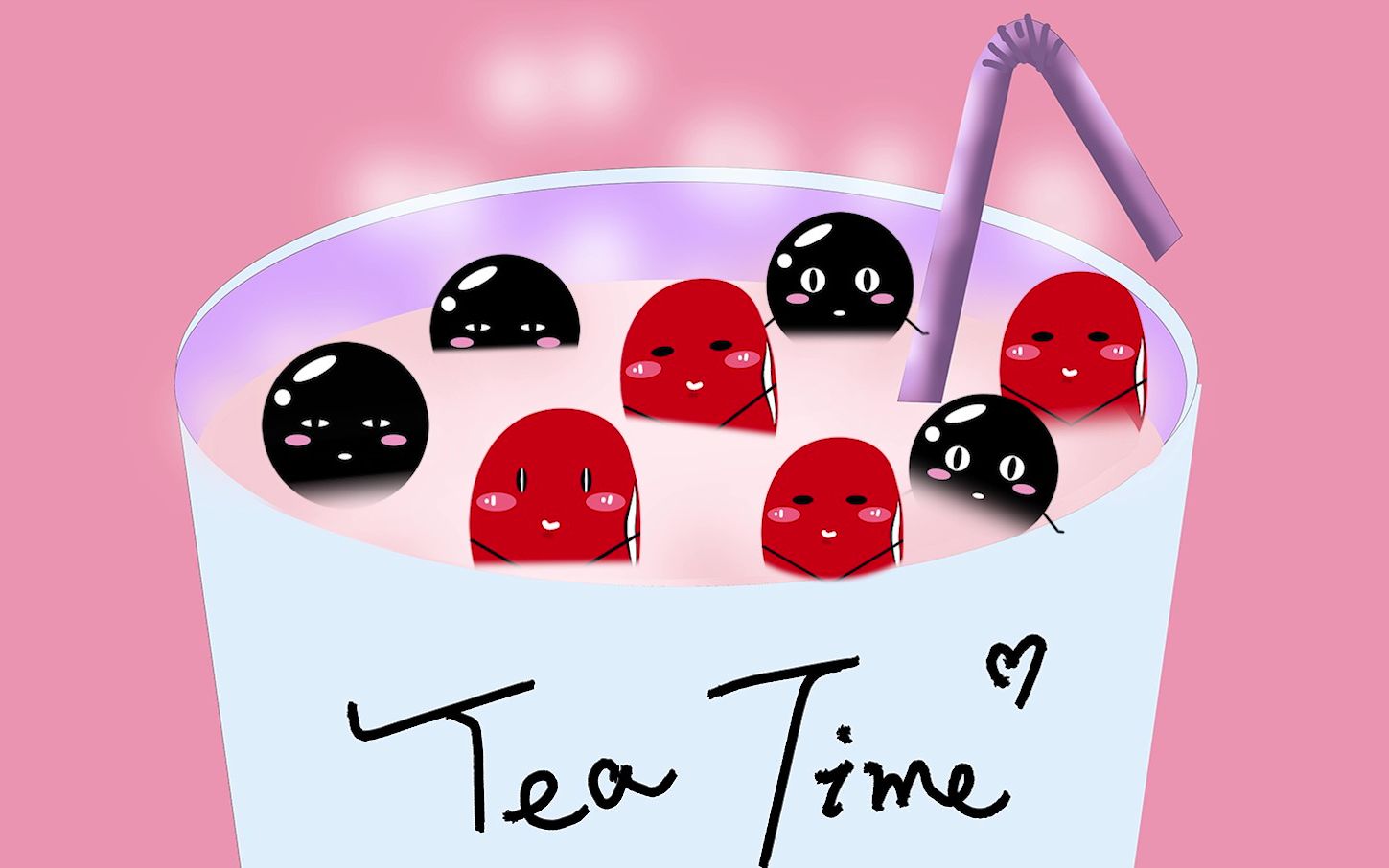 【原创】《红豆珍珠奶茶》动画小短片(治愈系)
