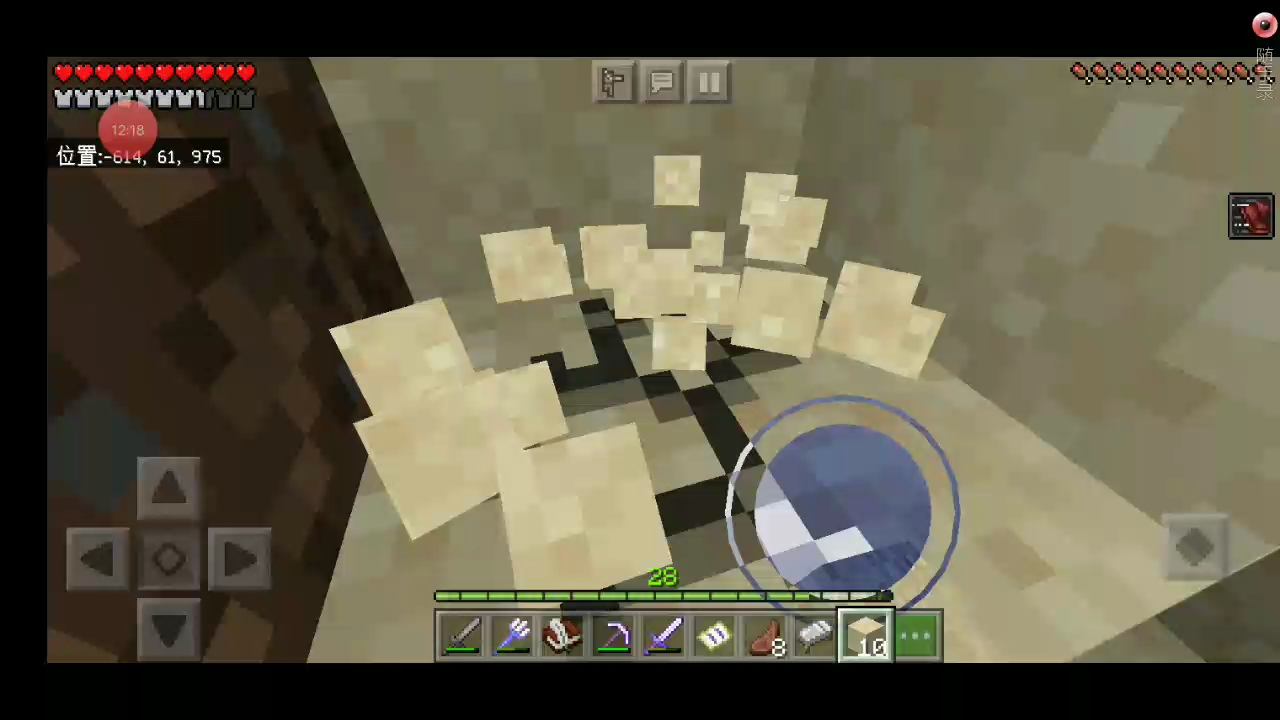 [水鬼]minecraft基岩版生存实况第四期:藏宝图宝箱的正确寻找方法