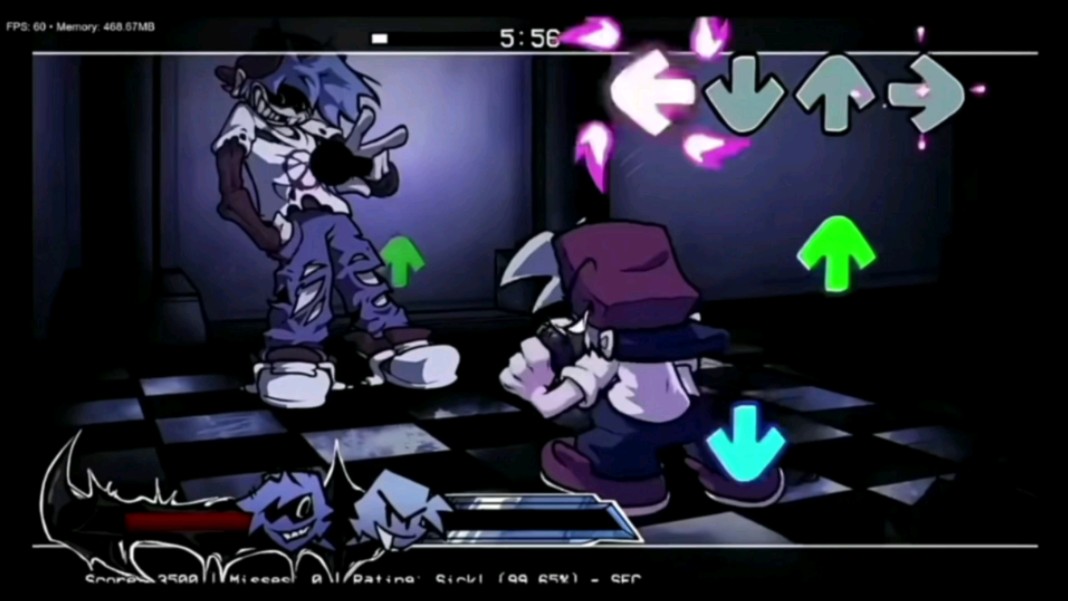 #周五夜放克 #优质模组FNF 正面镜