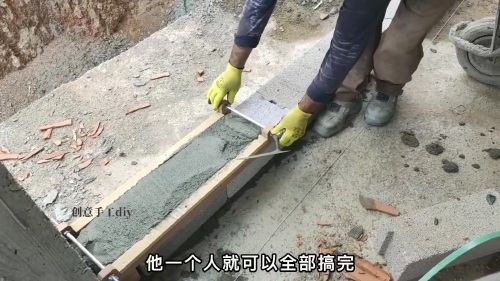 小伙自创的砌墙技术,三四天就可以砌建一套房,真是高手在民间