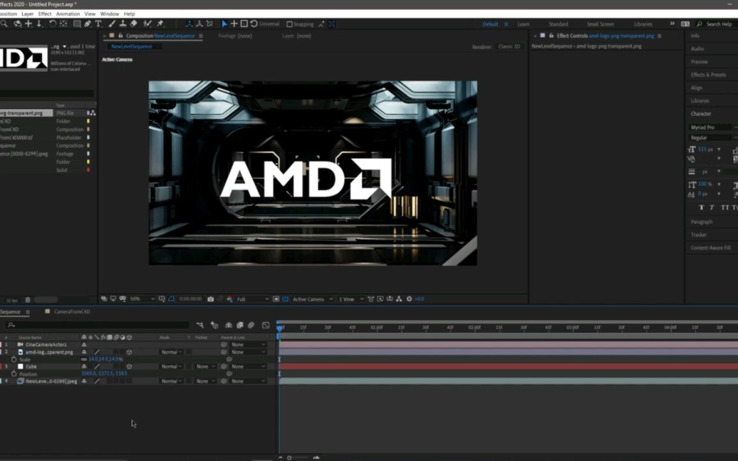 UE4摄像机数据导入AE