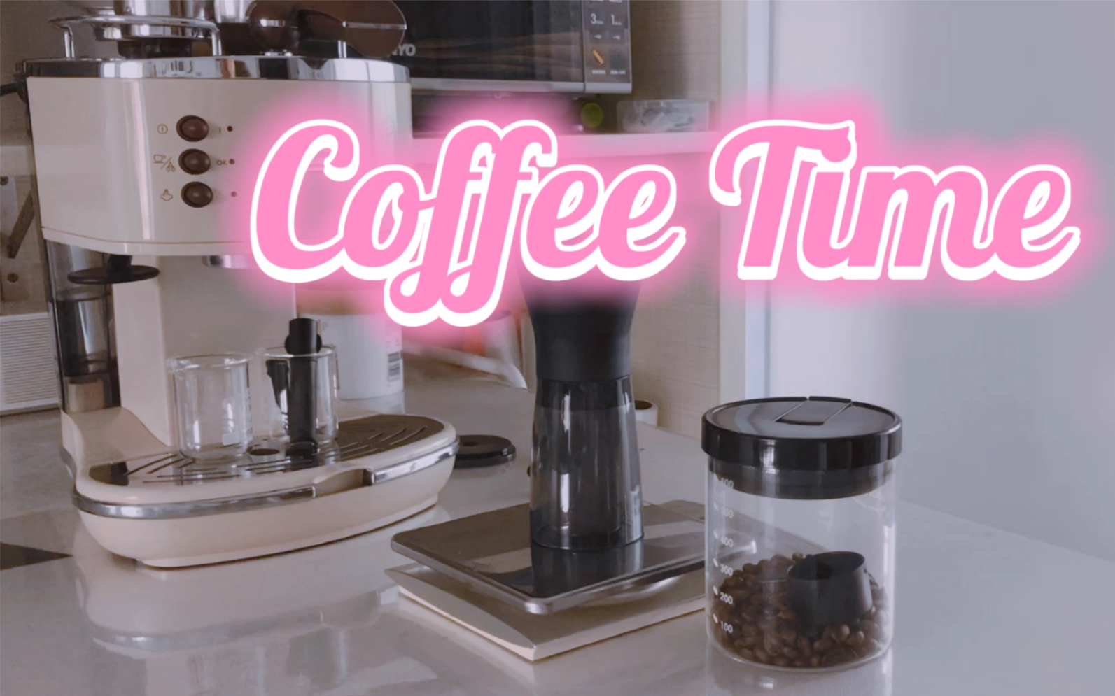 vlog|德龙咖啡机|美好的下午从一杯香香的咖啡开始|半自动咖啡机使用...