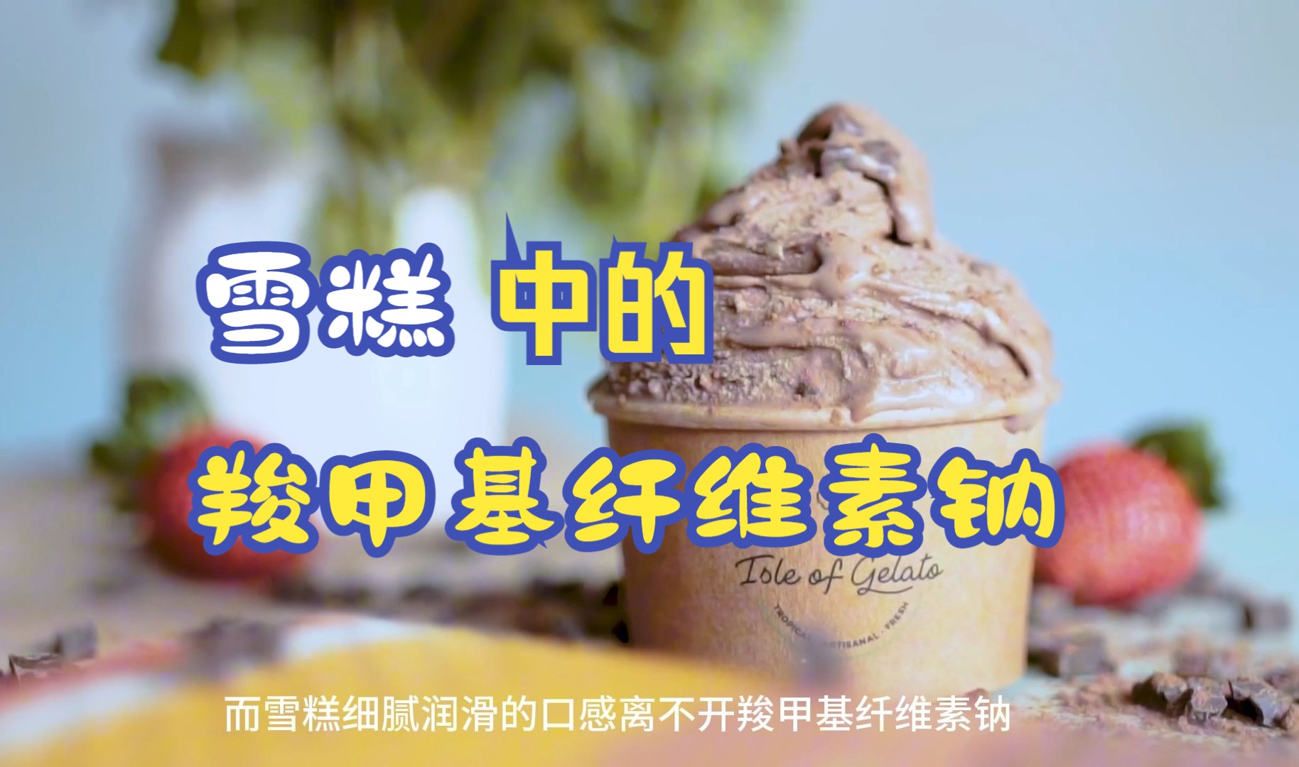 羧甲基纤维素钠在雪糕中的作用