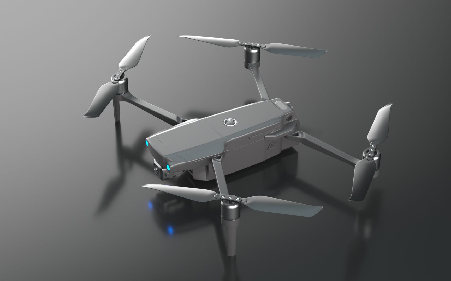 大疆无人机c4d建模渲染