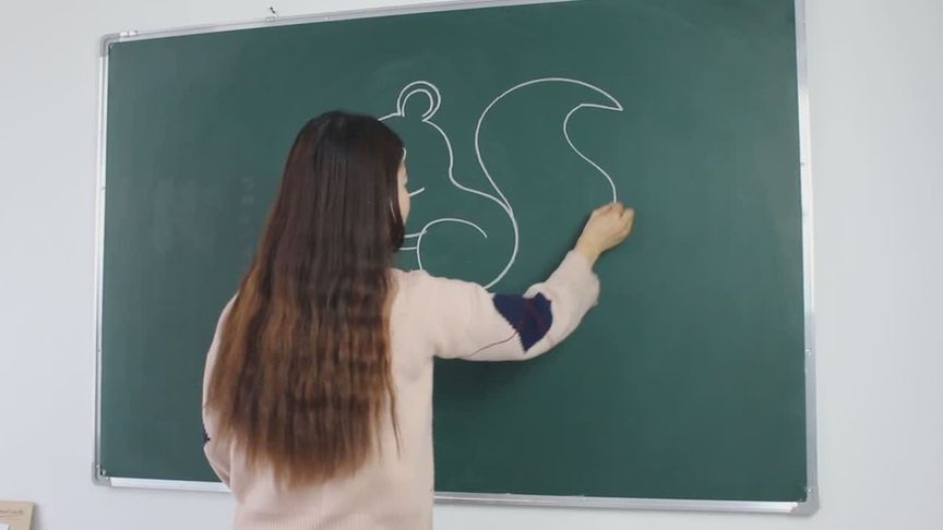 宝妈请留步,一分钟让宝宝学会画松鼠简笔画