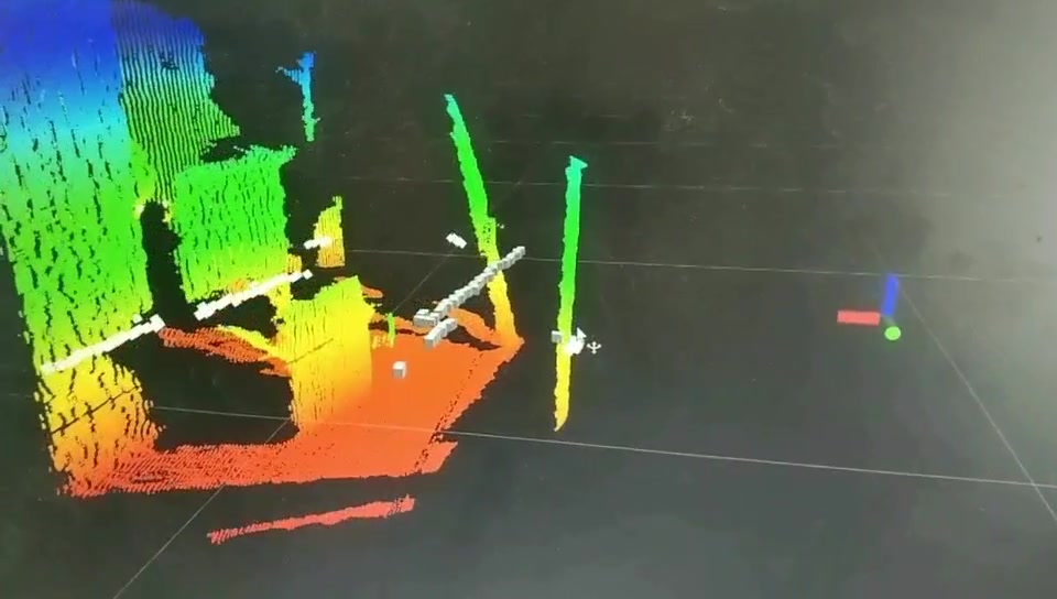 三维立体点云投影为激光数据