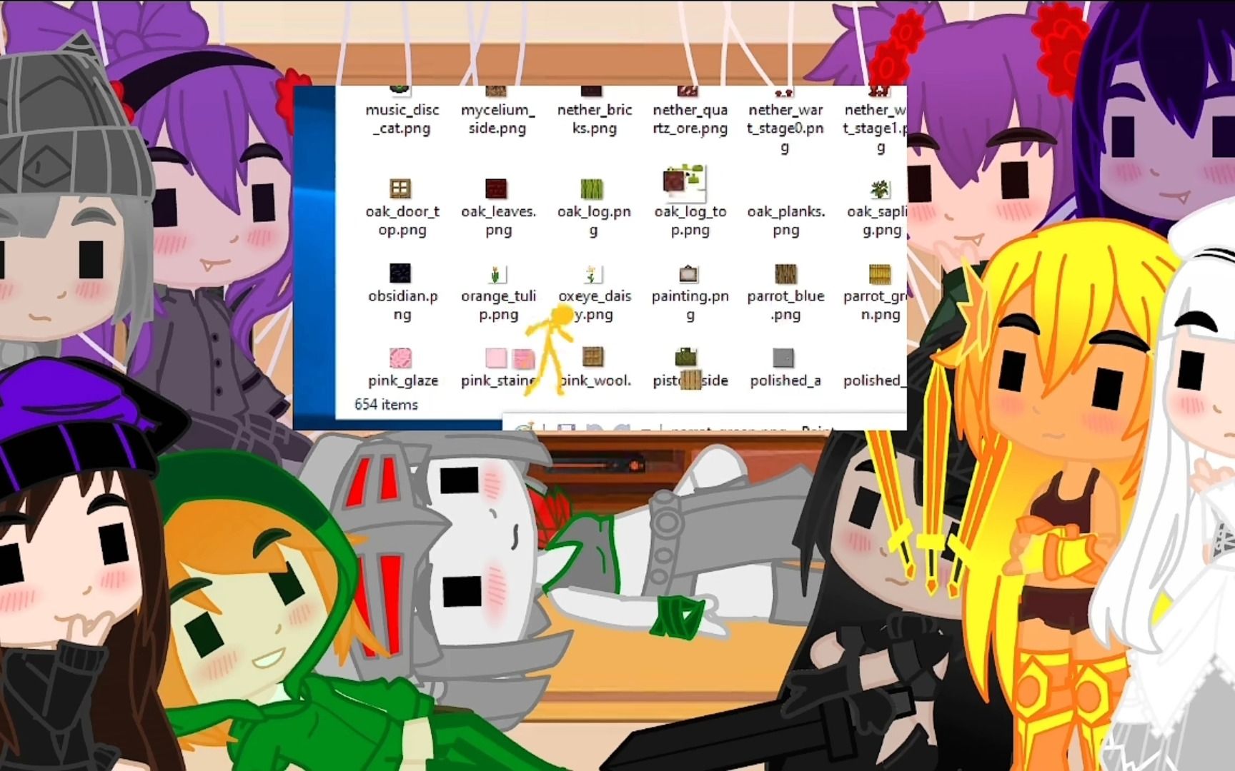 【我的世界娘化人形怪物观看火柴人反应】来自火柴人 Alan Becker18...