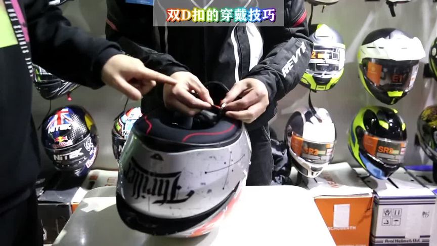 双D扣最方便的绑法,适合脸少不胖的人