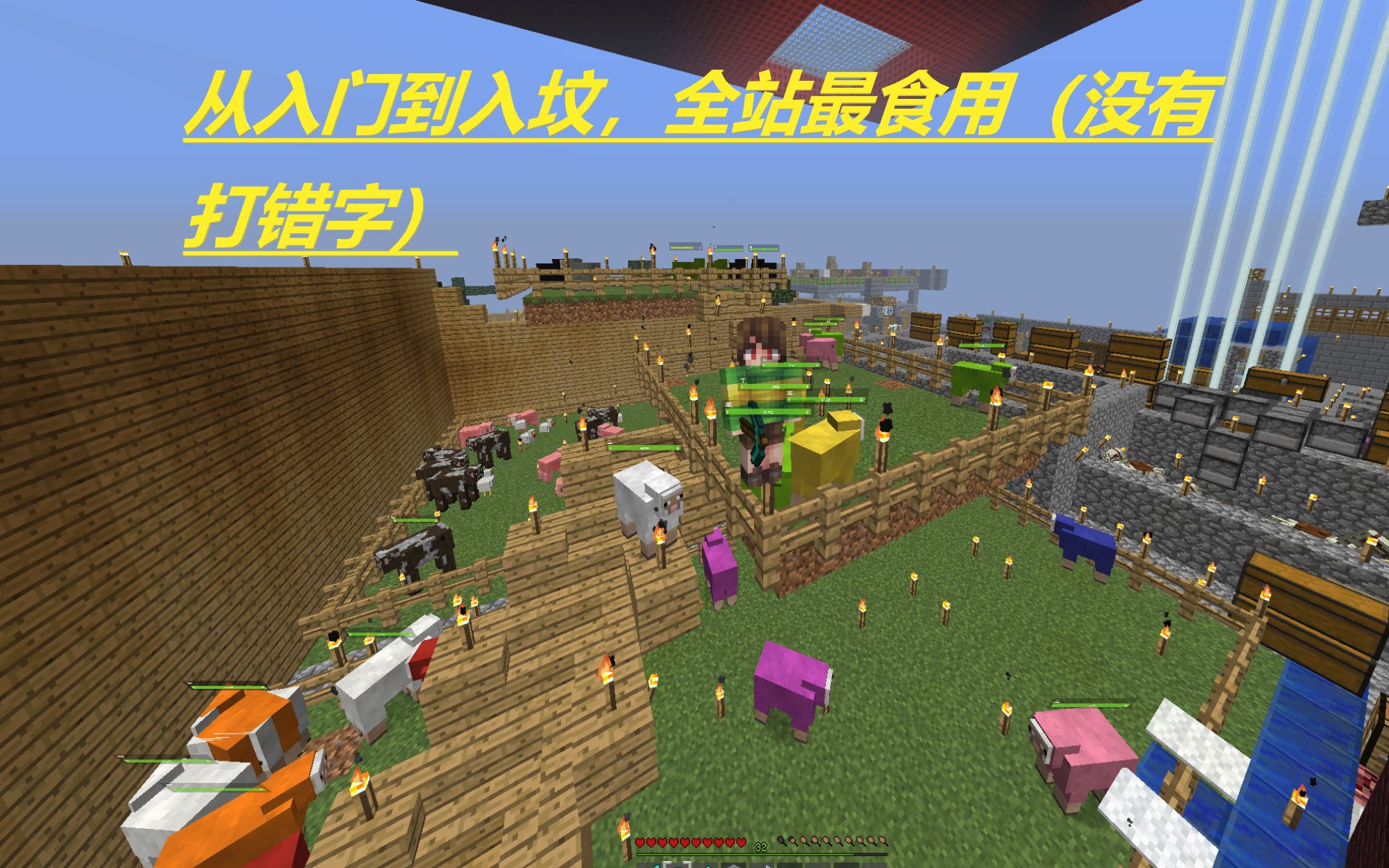 【我的世界】新手实用服务器空岛生存教学第一期