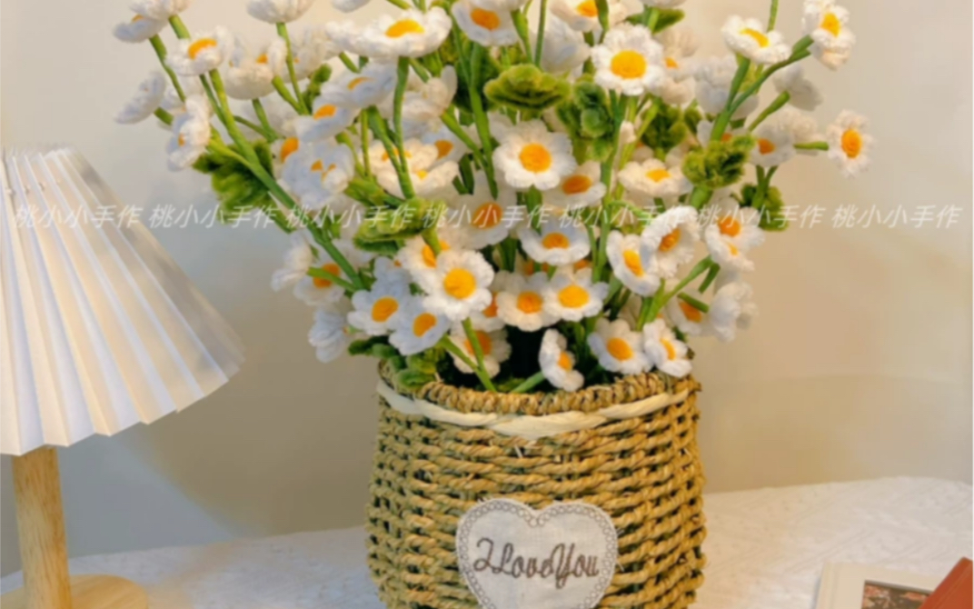 简易版扭扭棒小雏菊教程