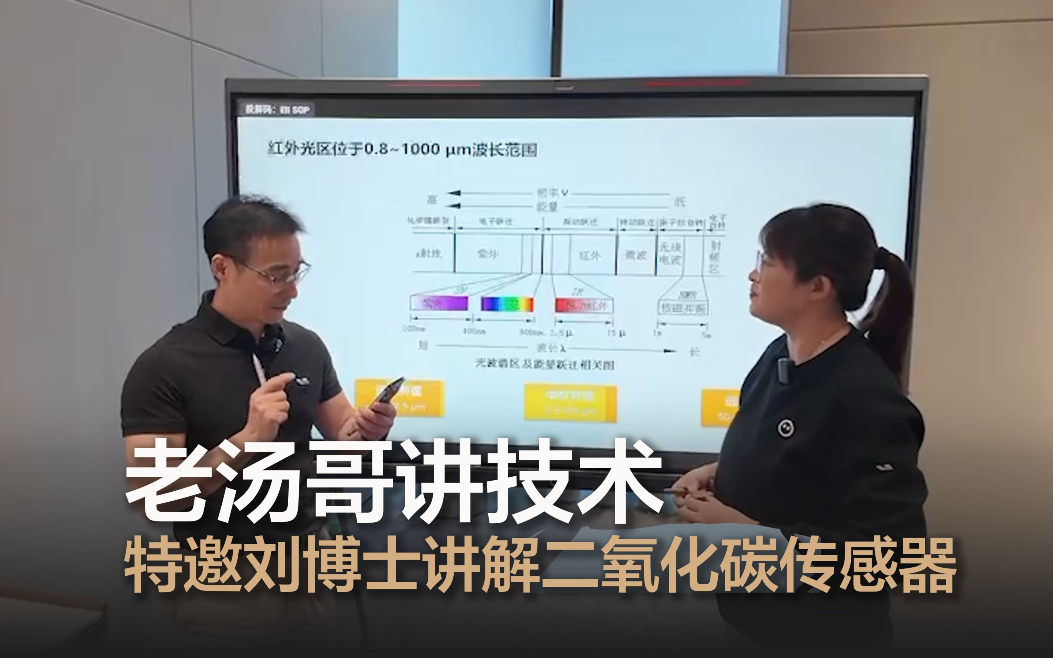 【老汤哥】特邀刘芳博士,聊聊二氧化碳传感器的工作原理是什么?全程...