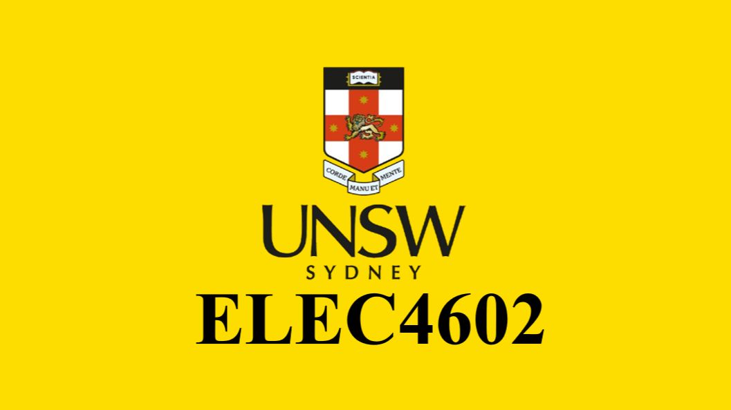 【UNSW】微电子设计与技术