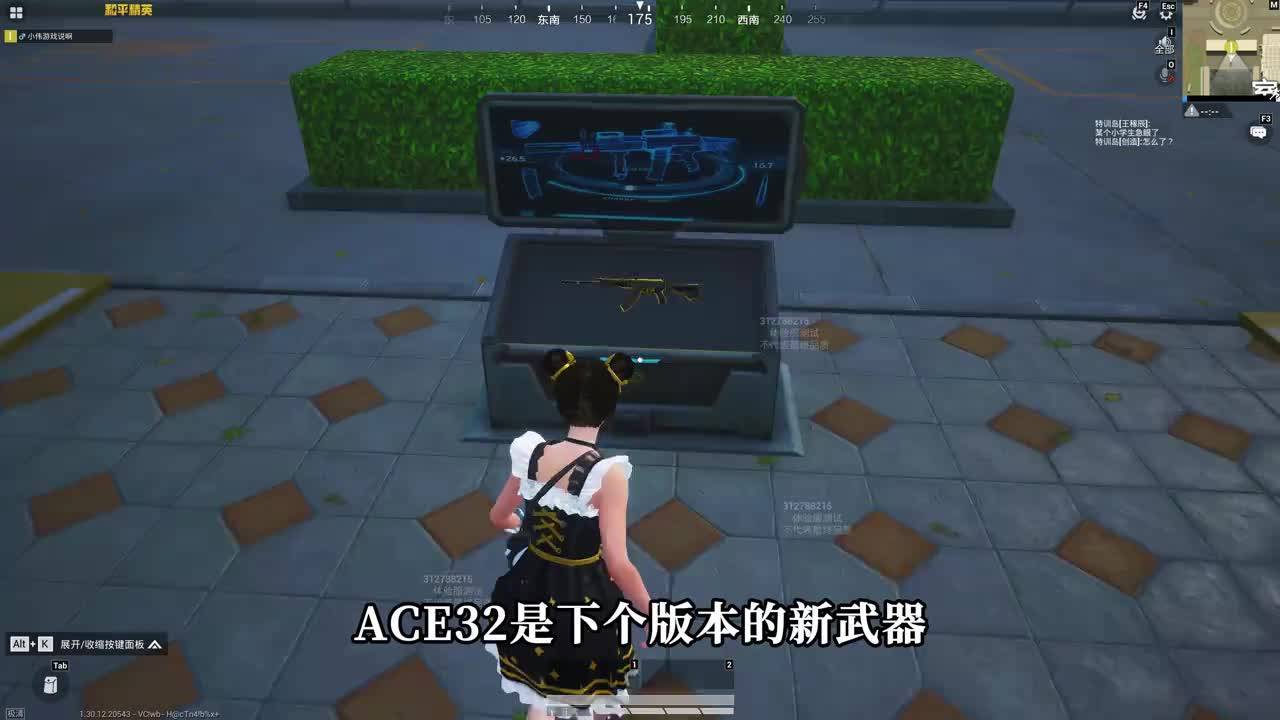 新步枪ACE32的强度如何?9项属性测试揭秘真相! #和平精英体验服 #...