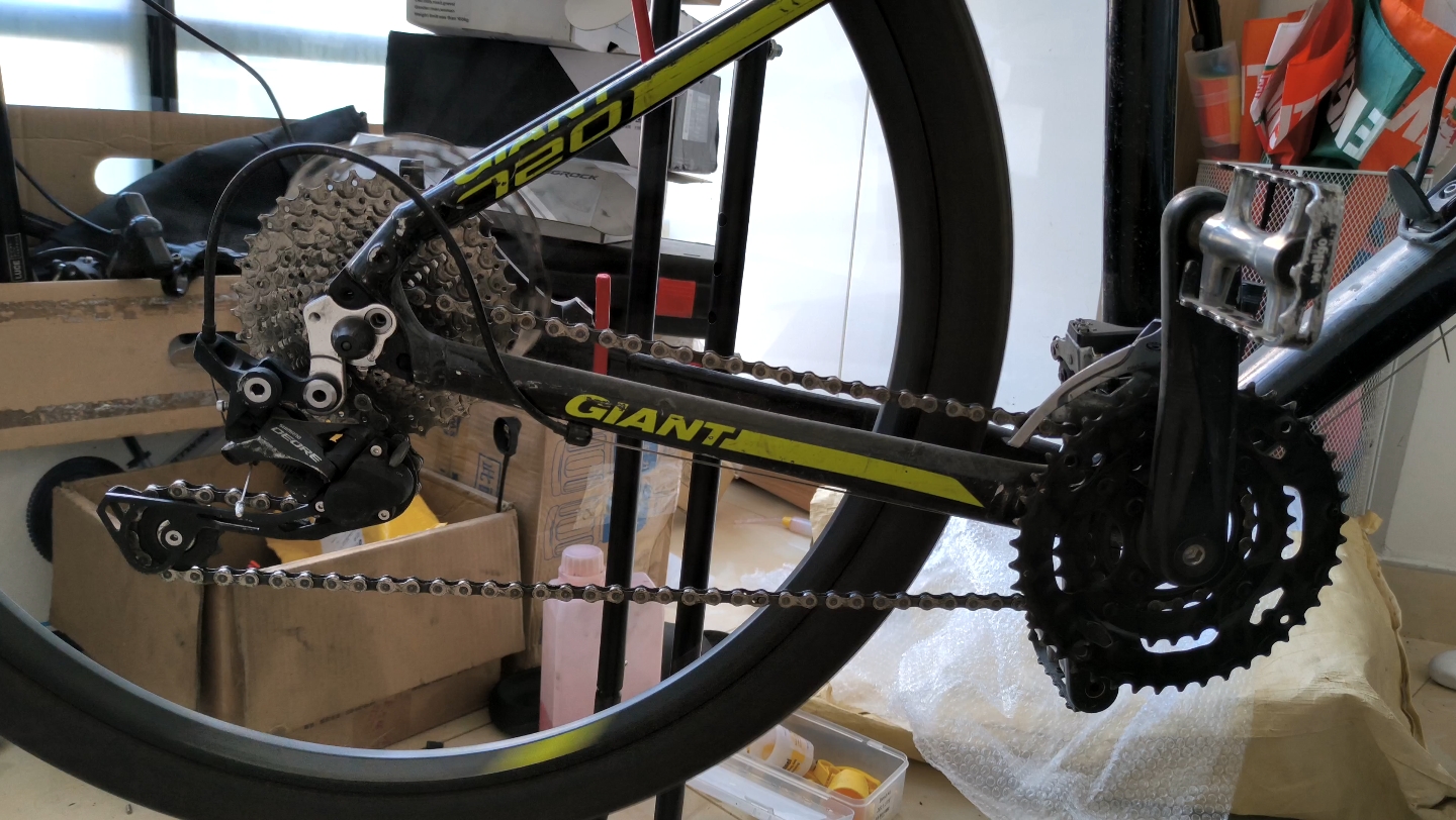 禧玛诺m6000后拨及m2000前拨变速效果