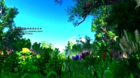 CP755仙境森林春天景色 儿童卡通舞台情景led晚会视频动态背景