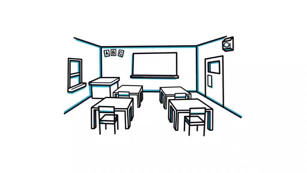 #潮流简笔画 简笔画大全 教室