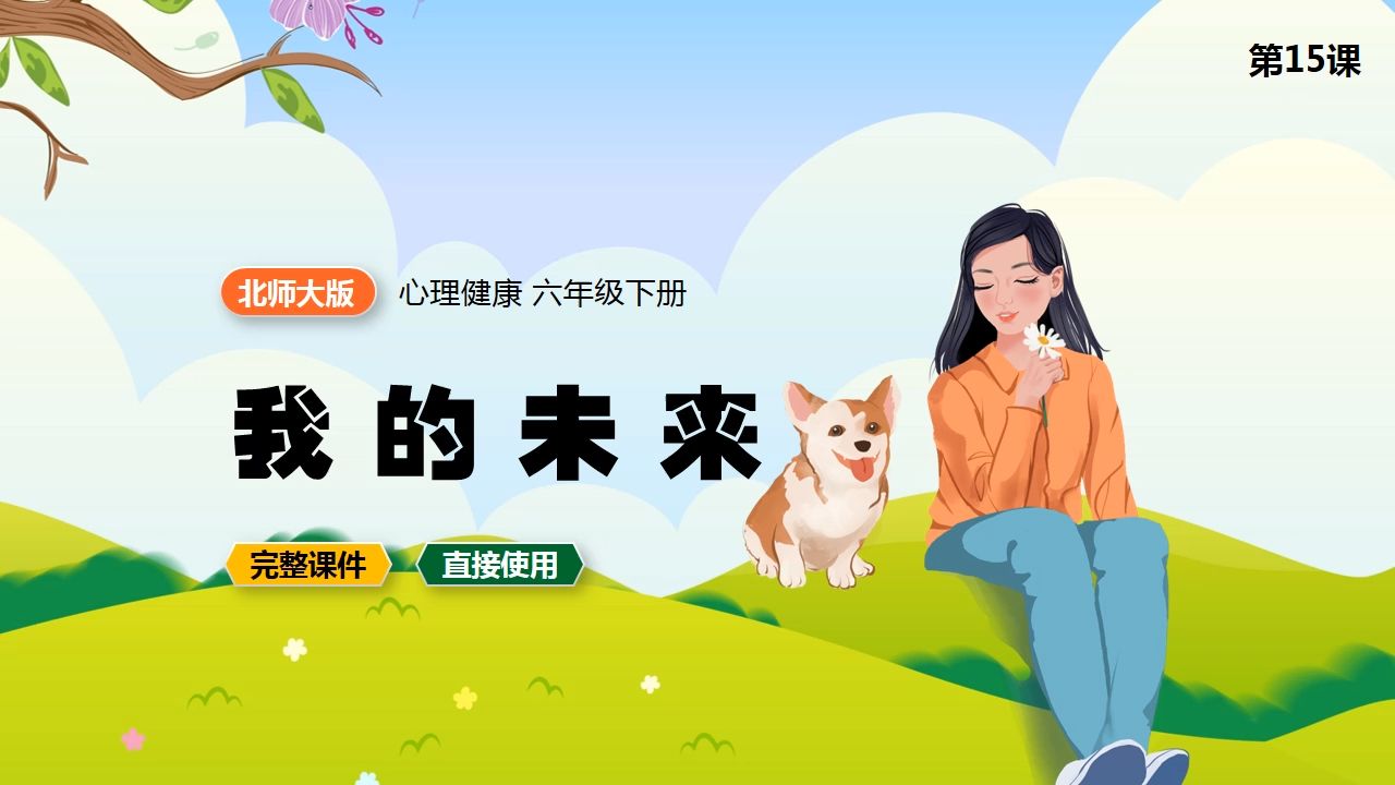 北师大版心理健康我的未来六年级下册PPT课件公开课备课教案
