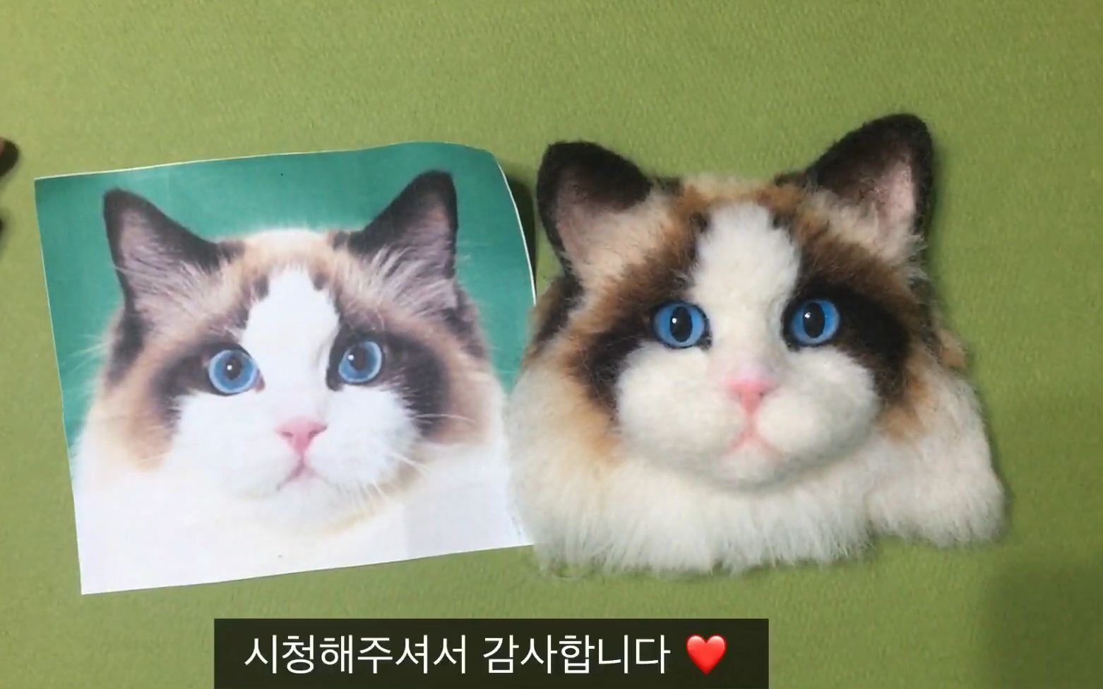 【转载】布偶猫羊毛毡教程