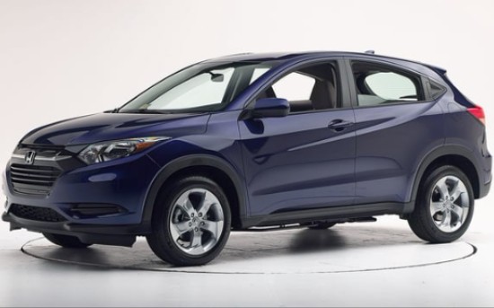 2016 本田 HR-V/缤智 侧面碰撞测试 iihs