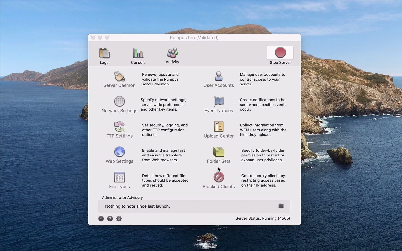FTP服务器搭建软件Rumpus for Mac