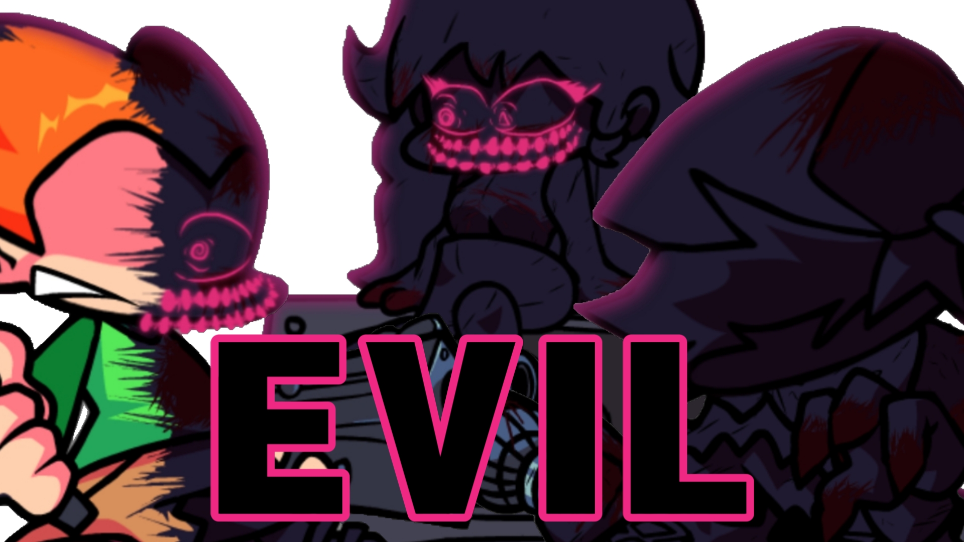 【老神曲/德芙】FNF优质老模组/腐化黑暗碰撞PICO Day2*跟黑暗的...