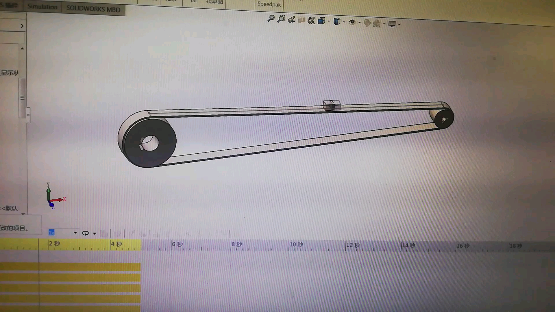 solidworks带传动运动仿真