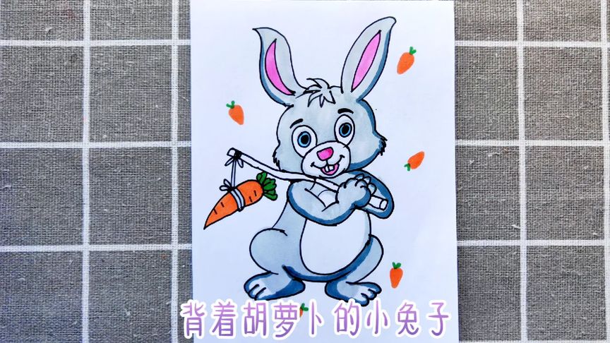 小兔子简笔画怎么画