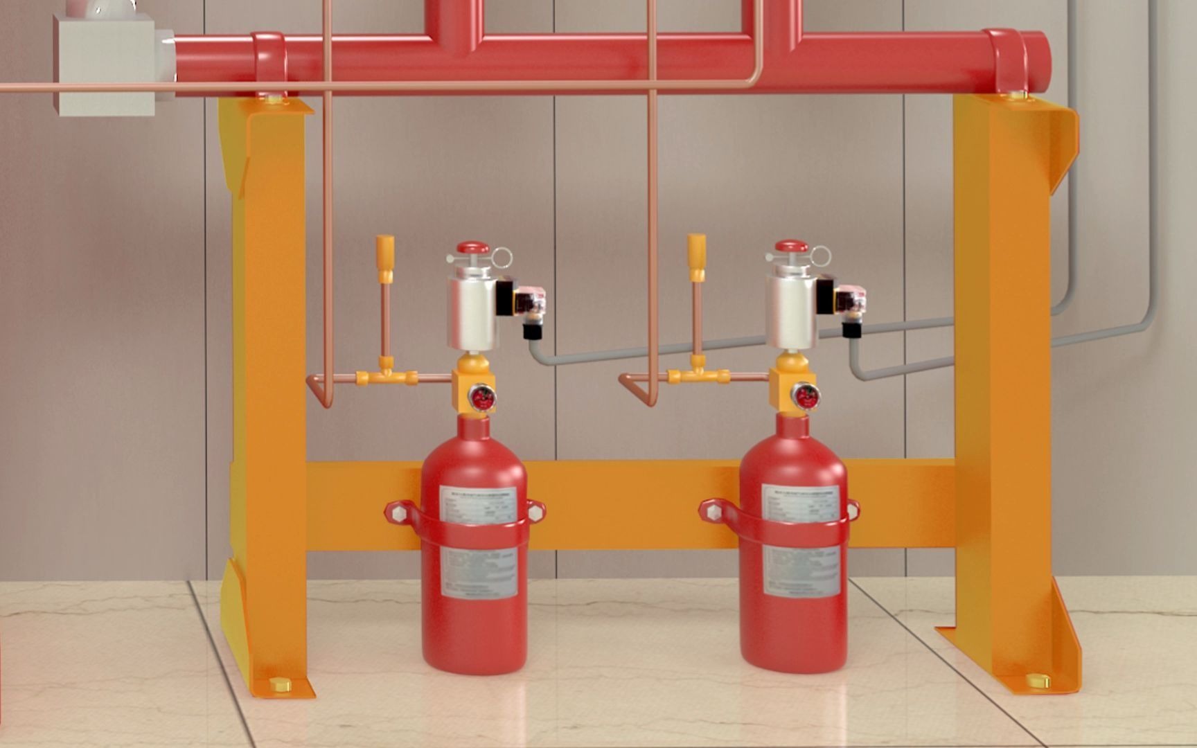 IG541气体灭火系统-灭火演示视频