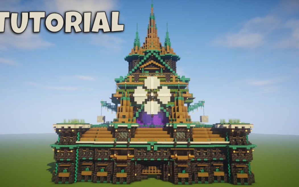 【MC长时间建筑教程】巨型城堡