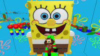 海绵宝宝模拟器 逃离海绵宝宝roblox乐高游戏筱白解说
