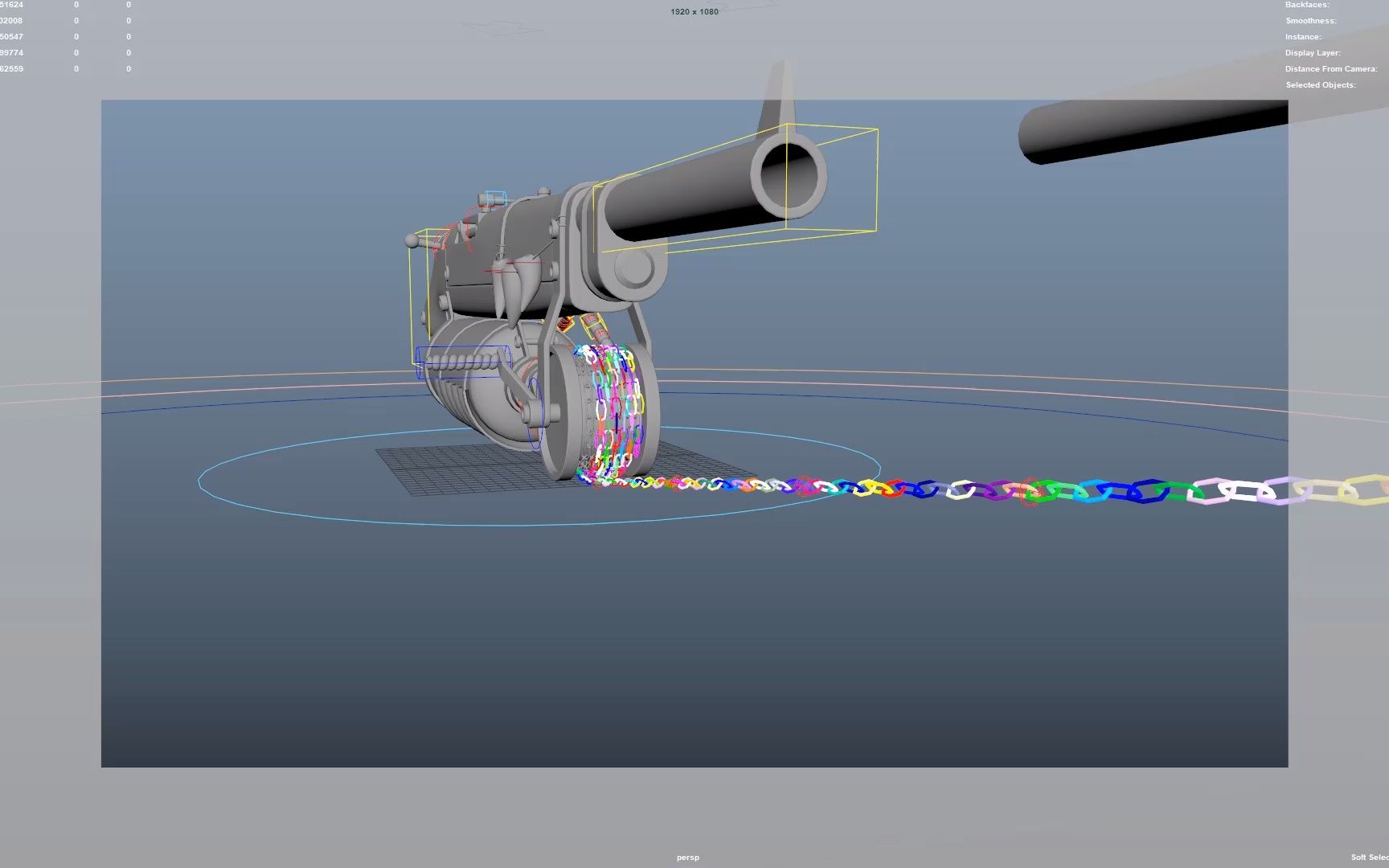 平平无奇的maya绑定--气动鱼枪
