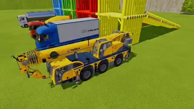 #大卡车游戏驾驶模拟 #儿童玩具视频 #工程车