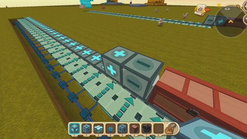 彤彤解说 迷你世界 小火车制作教程 可以开走的火车