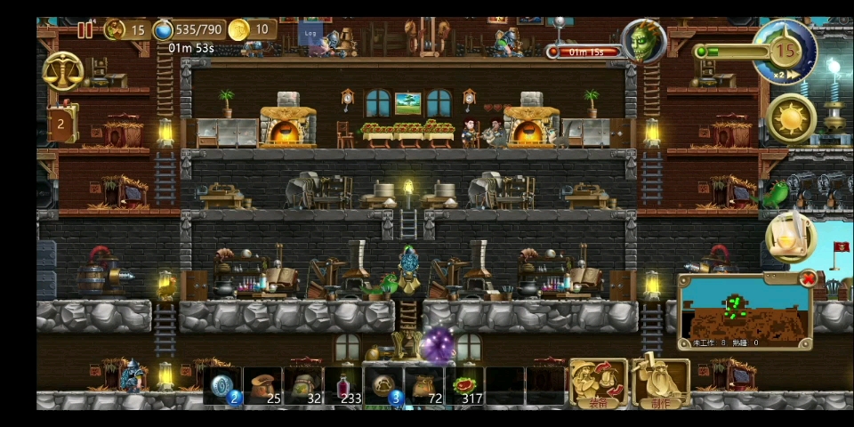 《代号:矮人世界》刷龙场,钓鱼,无限水,农场,防御建筑