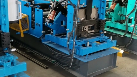 全自动一键快速换型C型钢机,80-300无极剪切 活动板房檩条机