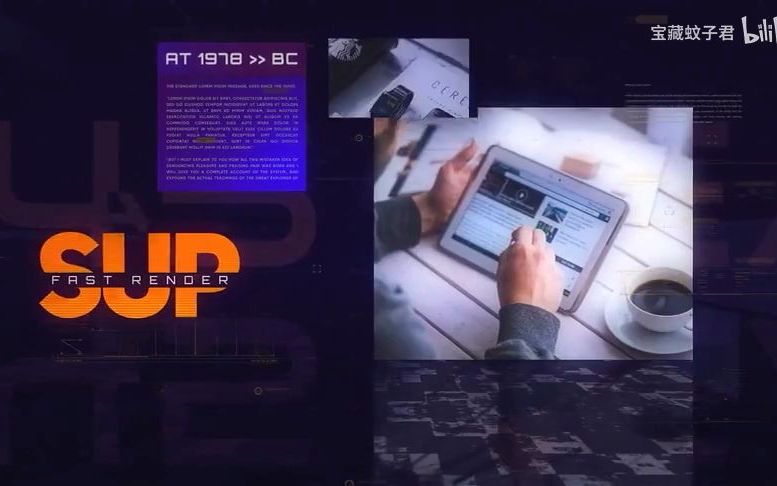 AE、PR模板-军事宣传高科技发展数字环境计算机化全息技术