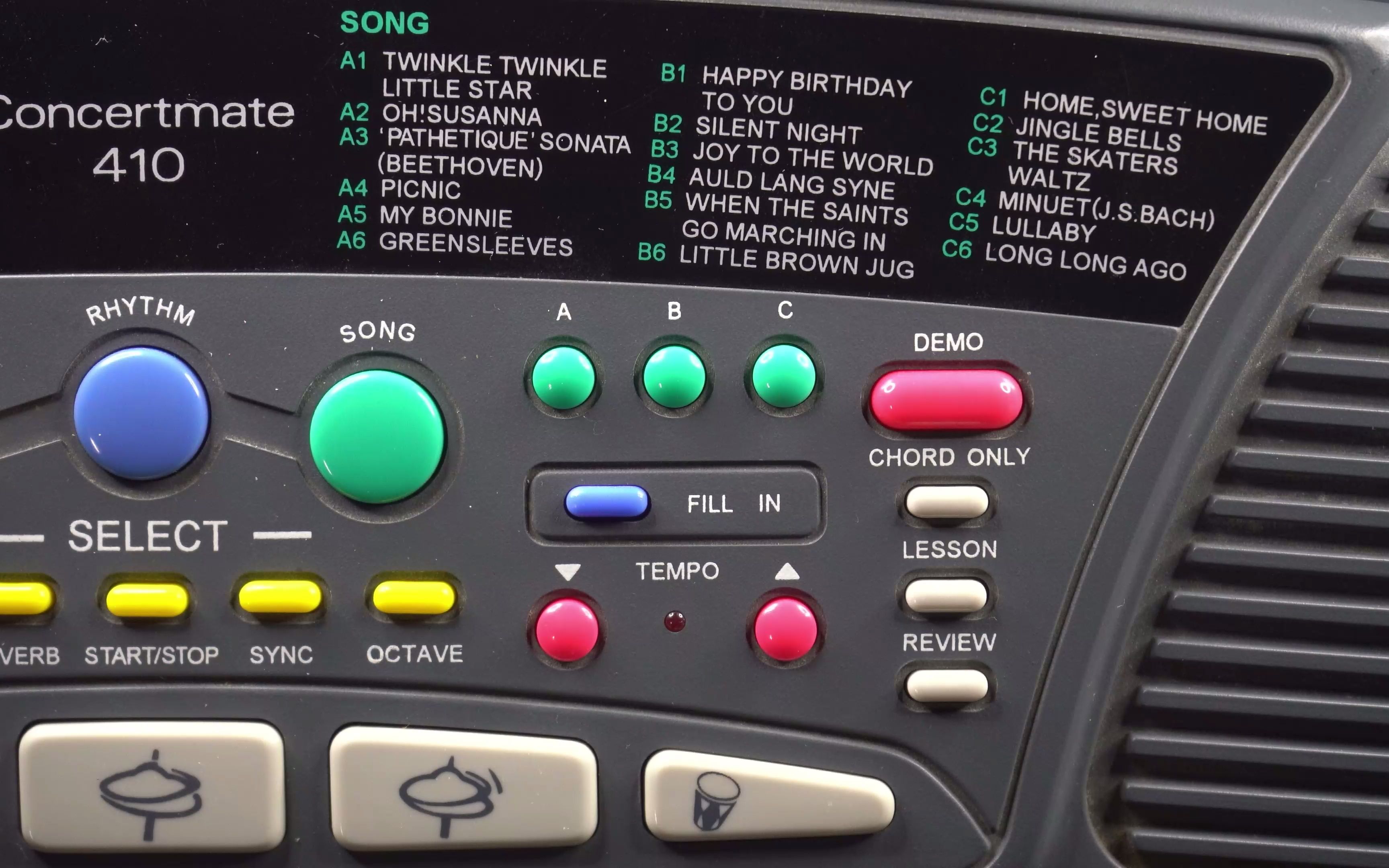 【电子琴示范曲】RadioShack Concertmate 410 / 美得理 MC-28A