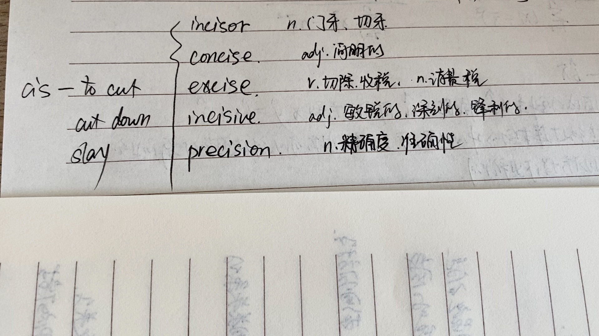 英语词根词缀 第九十一集cis