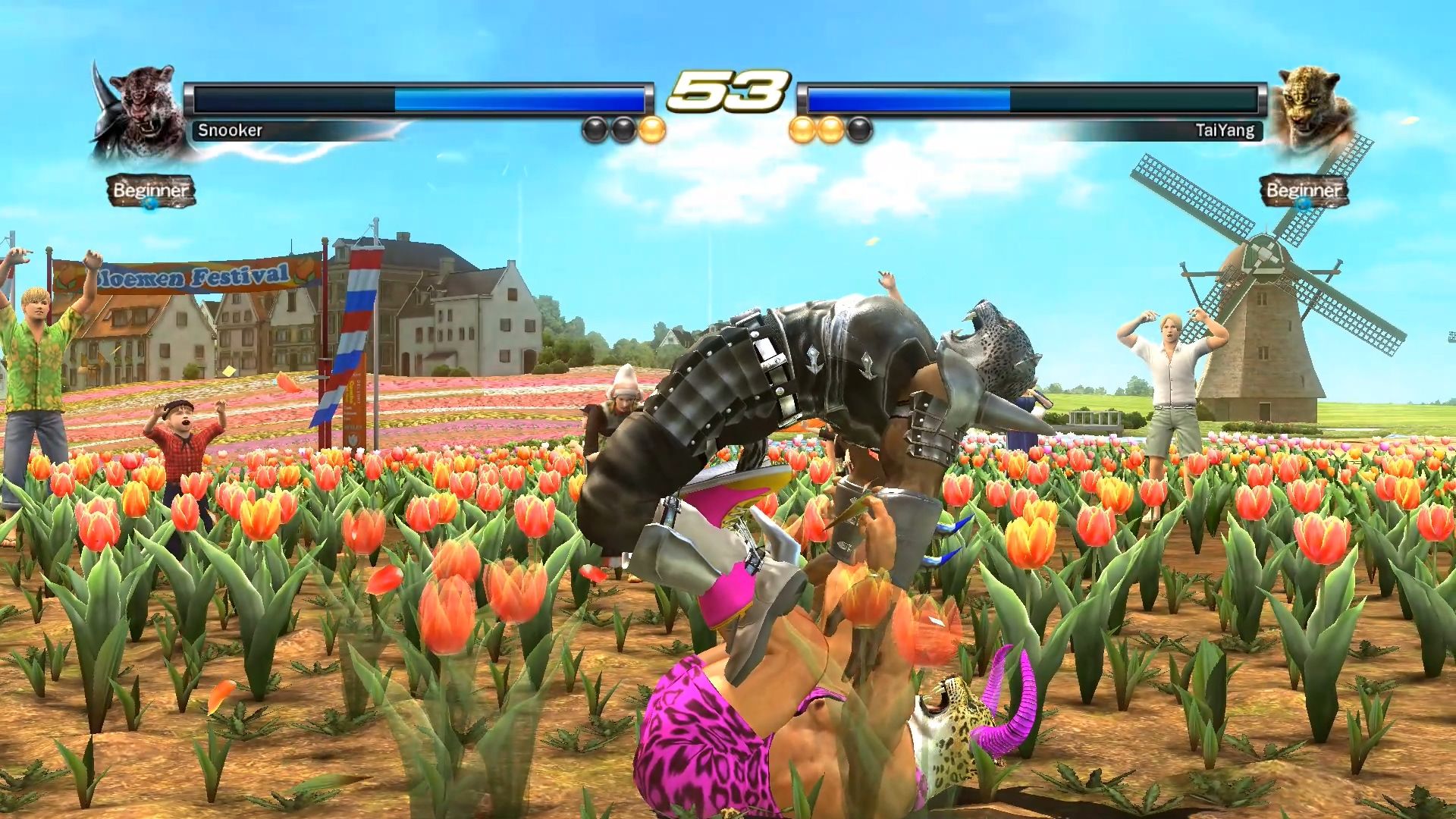 果然激情四射!专业按摩技师SOLO内战!【铁拳TT2 PS3模拟器联机...