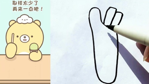 1813. 生病了去看医生,创意简笔画,一起学画画