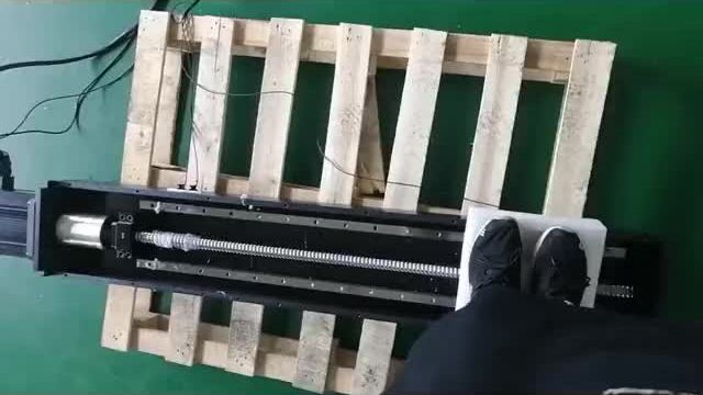 公司刚出的钢结构直线模组滑台,负载500kg,简直小case!#自动化